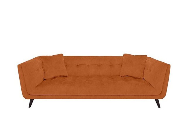 Rene 3 Seater Fabric Sofa - Dexter Pumpkin by Furniture Village ...