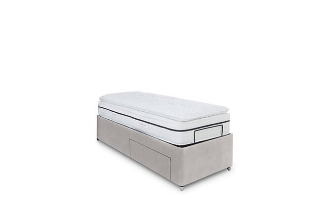 E-Motion Dual Adjustable Divan Base With 2 Drawers with Massage ...