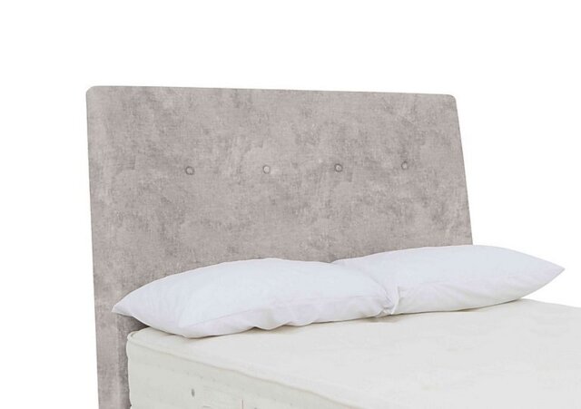 Hypnos - Askett Floor Standing Headboard - Double - Daytona Stone by ...