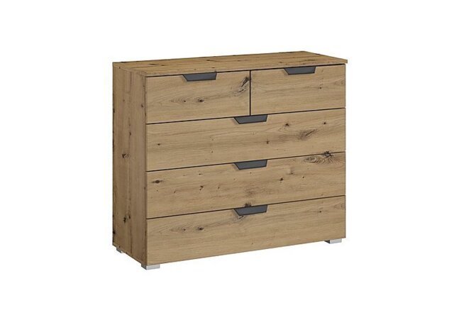 Rauch - Lima 2+3 Drawer Chest with Decor Front - Art Oak by Furniture ...