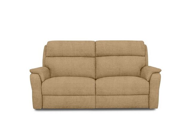 Nicoletti - Vito Fabric 3 Seater Sofa with Power Recliner - Giallo by ...