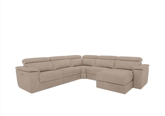 Nicoletti - Davide Large Fabric Right Hand Facing Corner Power Recliner ...