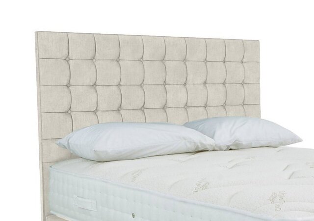 Sleep Story - Dice Floor Standing Headboard - King Size - Lace Ivory by ...