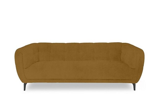 Sienna Fabric 3 Seater Sofa - Opulence Saffron by Furniture Village ...
