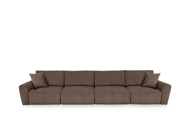 Gemini Fabric 4 Seater Remote Control Power Glider Sofa by Furniture ...