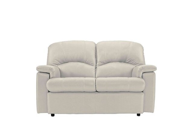 G Plan - Chloe 2 Seater Leather Power Recliner Sofa - Oxford Light Grey ...