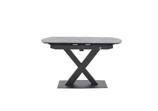 Arctic Extending Dining Table - Graphite by Furniture Village ...