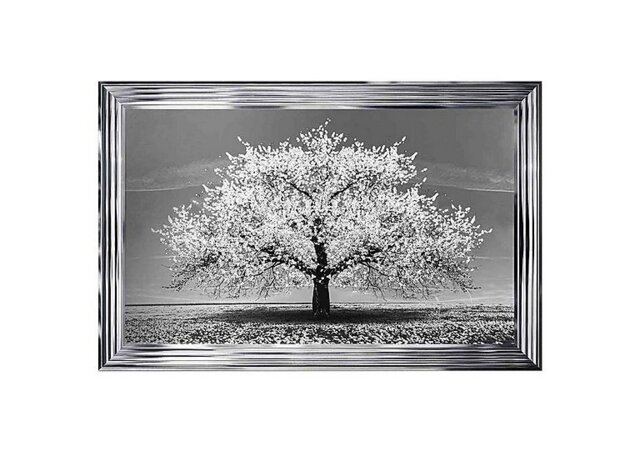 White Cherry Tree Framed Landscape Wall Art by Furniture Village ...