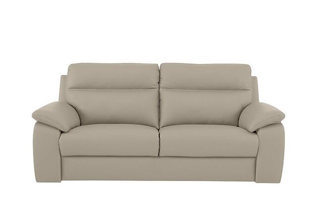 Nicoletti - Pepino 3 Seater Leather Sofa - Torello Tortora by Furniture ...