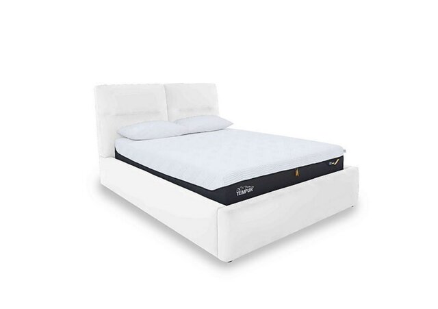 World of Leather - Stark BV Leather Manual Ottoman Bed Frame - Super ...