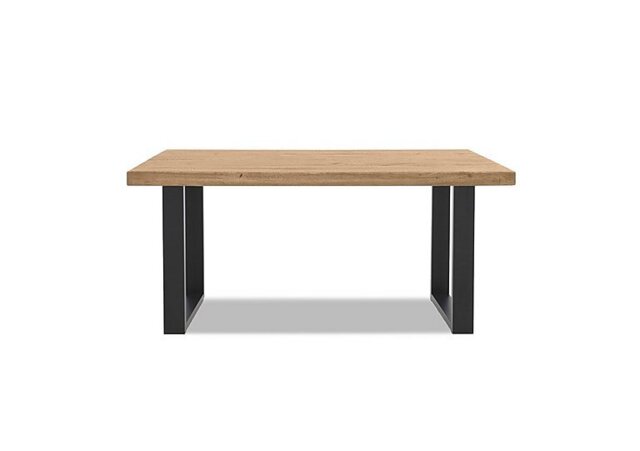 Bodahl - Compact Terra Straight Edge Dining Table with U-Shaped Legs ...