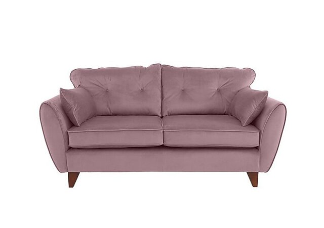 Felix 2 Seater Fabric Sofa - Lilac by Furniture Village | ufurnish.com