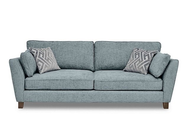 Tabitha 4 Seater Sofa - Duck Egg by Furniture Village | ufurnish.com