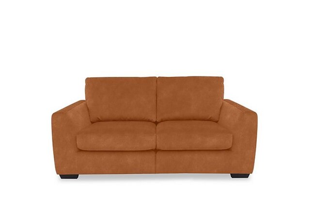 Dinky Fabric 2 Seater Sofa with Power Recliner - Dexter Pumpkin by ...