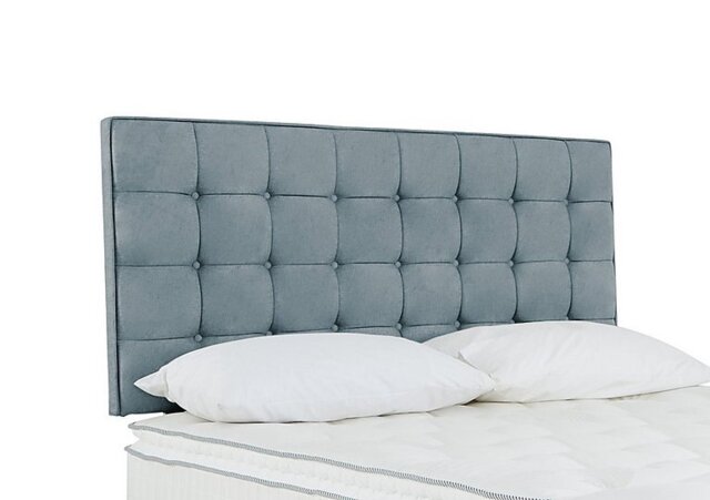 Sleepeezee - Bowmore Floor Standing Headboard - Double - Light Blue by ...