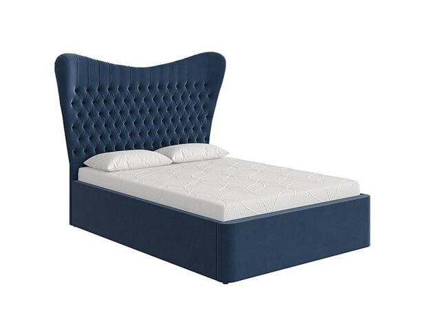 Caesar Bedframe - King Size - Velvet Navy by Furniture Village ...