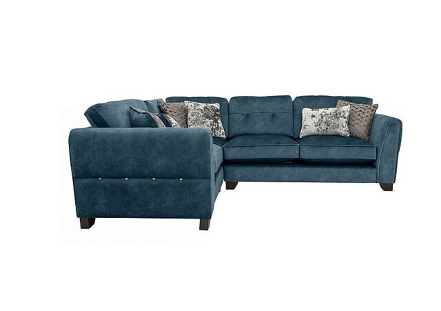 Ariana Small Fabric Classic Back Left Hand Facing Corner Sofa with ...