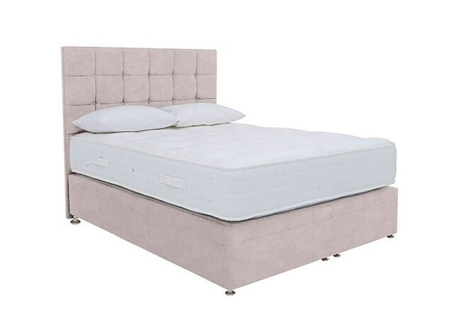 Firm Sleep 1500 Power Ottoman Divan Set - Double - Lace Ivory by ...