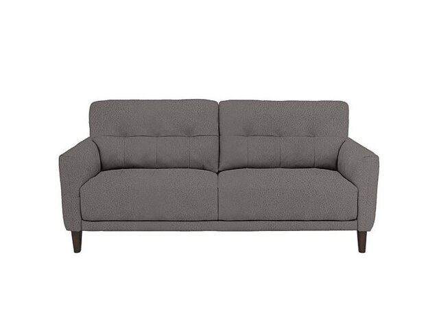 Uno Fabric 3 Seater Sofa - Elephant by Furniture Village | ufurnish.com