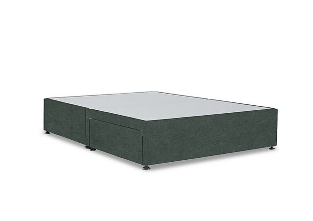 Platform Top Divan Base - Small Double - Tormaline Green by Furniture ...