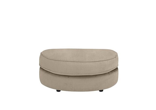 Cory Fabric Half Moon Footstool - Cosmo Linen by Furniture Village ...