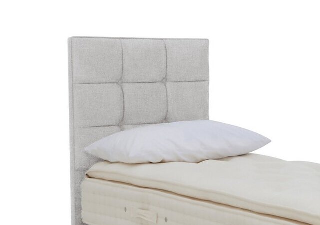 Hypnos - Bespoke Mia Floor Standing Headboard - Single - Tweed Stone by ...