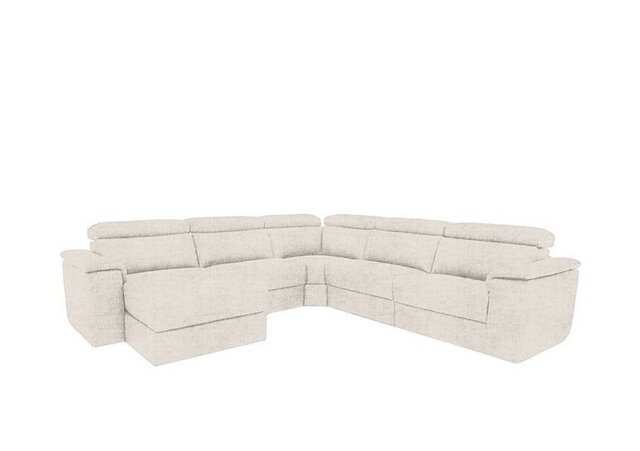 Nicoletti - Davide Large Fabric Left Hand Facing Corner Sofa with ...