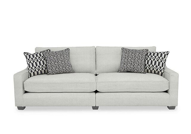 Celine 4 Seater Split Frame Sofa - Dice Monochrome Gw Sp by Furniture ...