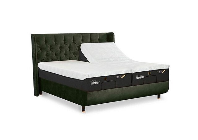 TEMPUR - Arc Ergo Smart Base Bed Frame with Luxury Headboard - Super ...