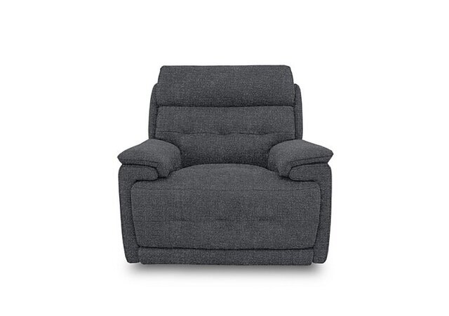 Brescia Fabric Chair with Power Recliner - Gun Metal by Furniture ...