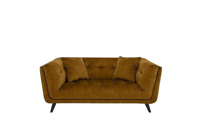 Rene 2 Seater Fabric Sofa - Heritage Saffron by Furniture Village ...