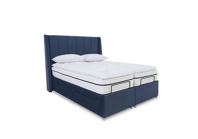 E-Motion Akira Dual Adjustable Divan Base With 2 Drawers with Headboard ...
