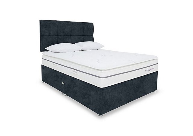 Sleepeezee - Memory Sense 2300 Divan Set With 2 Drawer Storage - Double - Daytona Ocean by ...