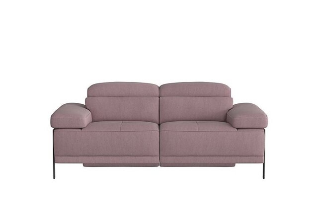 Nicoletti - Theron 2 Seater Fabric Recliner Sofa - Fuente Rose with ...