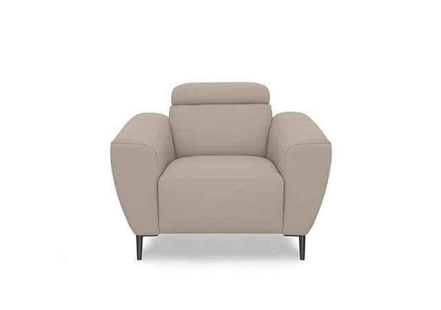 Nicoletti - Milano Leather Power Recliner Chair - Botera Crema with ...