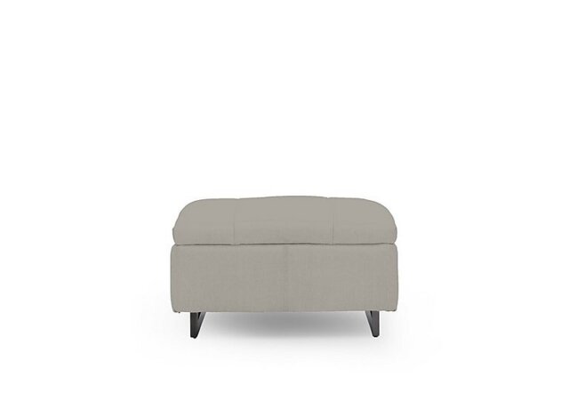 Gisella Fabric Large Footstool - Opulence Silver by Furniture Village ...