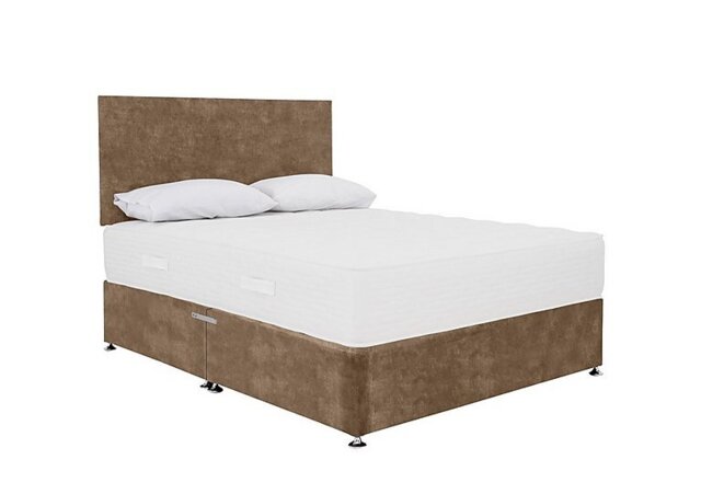 Sleep Cool Divan Set with 4 Drawers - Super King - Lace Caramel by ...
