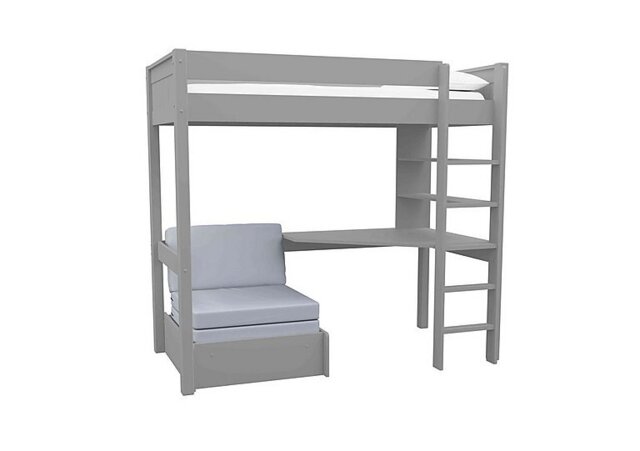 Stompa - Chase High Sleeper with Desk and Chair Bed by Furniture ...