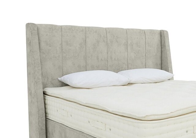 Hypnos - Longwick Floor Standing Headboard - Double - Daytona Stone by ...