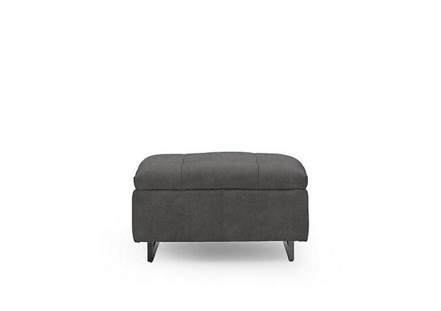 Gisella Fabric Large Footstool - Dexter Shadow by Furniture Village ...