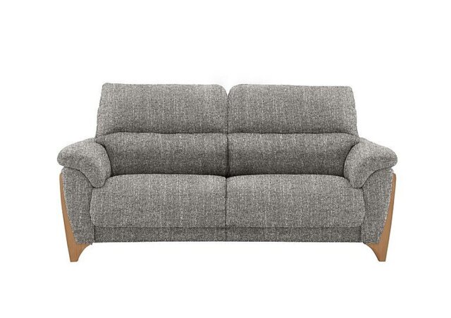 Ercol - Enna Large Fabric Power Recliner Sofa - Stone Grey by Furniture ...