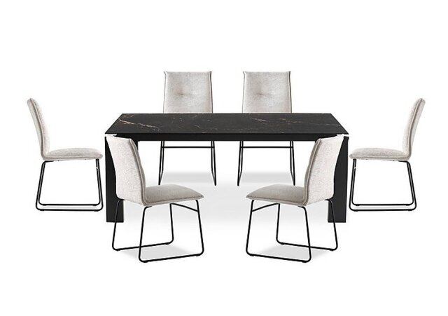 Connubia - Viola 220cm Extra Large Extending Dining Table with ...