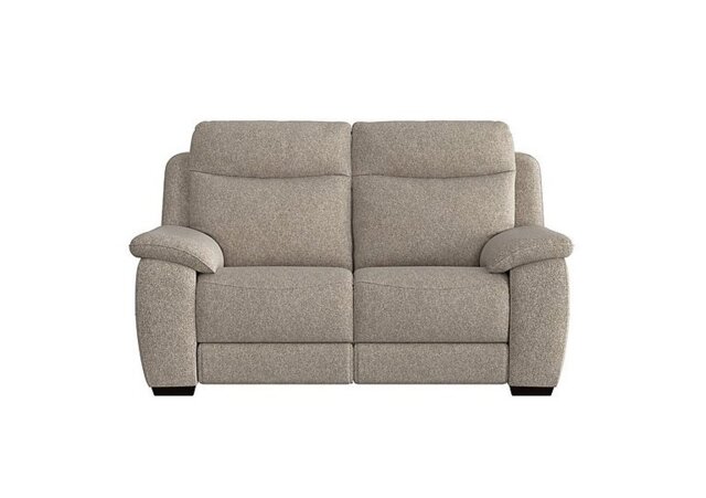 Starlight Express 2 Seater Fabric Power Recliner Sofa - Biscuit by ...