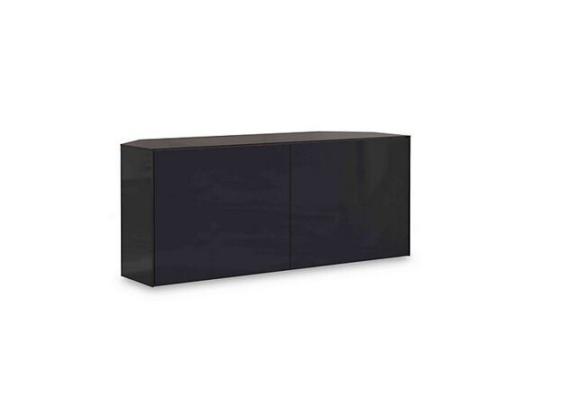 Lexa Smart Corner TV Unit - Black by Furniture Village | ufurnish.com