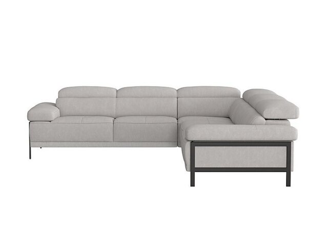 Nicoletti - Theron Large Fabric Corner Sofa - Flambe Ghiaccio with ...