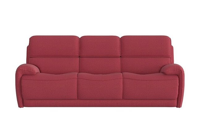Link 3 Seater Fabric Sofa - Red by Furniture Village | ufurnish.com