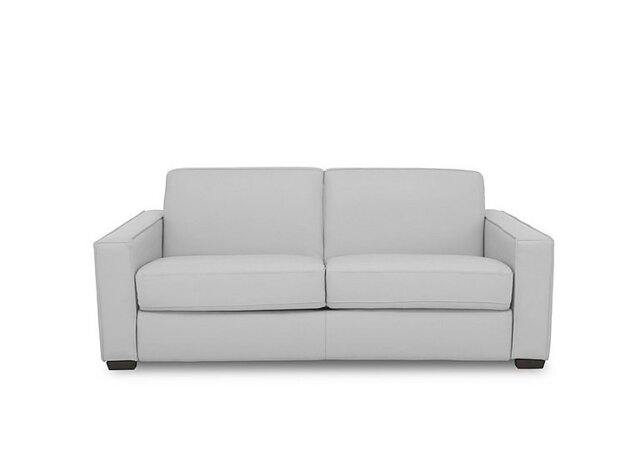 Parma 3 Seater Leather Power Sofa Bed - Grey by Furniture Village ...