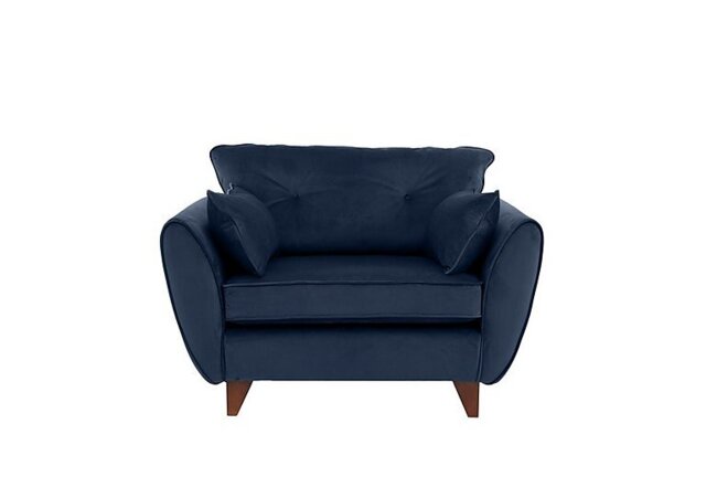 Felix Fabric Cuddle Chair - Navy by Furniture Village | ufurnish.com