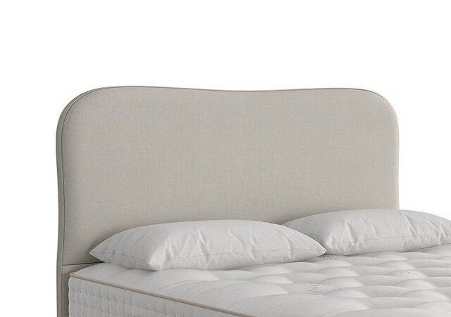 Vispring - Lennox Floor Standing Headboard - Super King - Gem Silver by ...