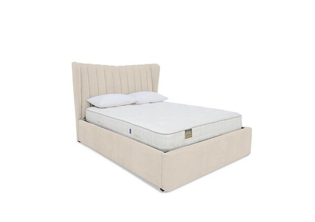 Highgrove - Bourne Electric Ottoman Bed Frame - King Size - Plush Ecru ...
